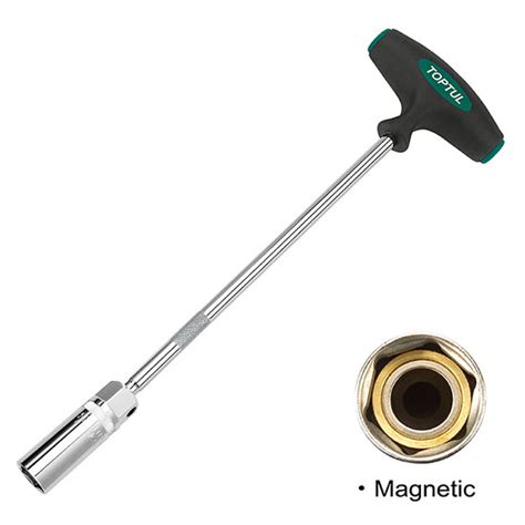 T Handle Magnetic Spark Plug Socket TOPTUL The Mark Of Professional Tools
