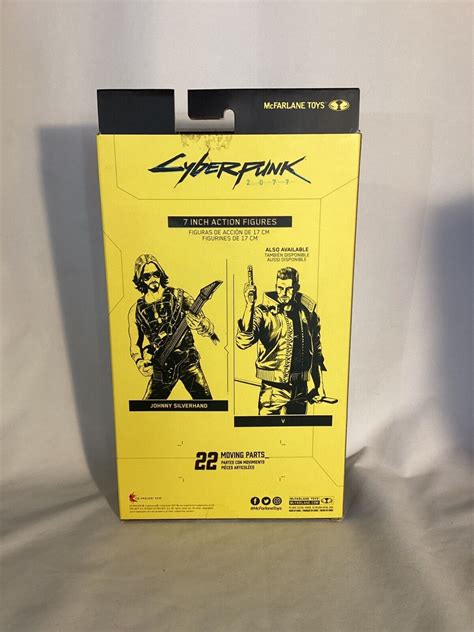 Cyberpunk 2077 Johnny Silverhand Mcfarlane Toys 7” Action Figure With