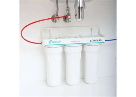 Потрійний фільтр Ecosoft Standard купити в Києві Україні за доступною ціною Формула Води