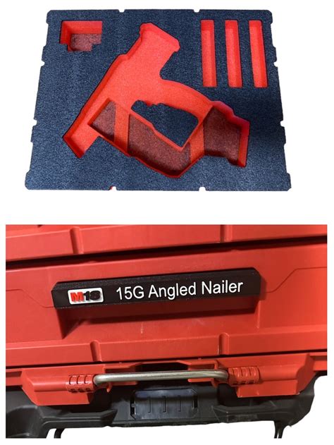 Milwaukee Packout Kaizen Foam Insert For M18 15 Gauge Angled Finish