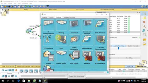 [ccna S2] 4 1 4 5 Packet Tracer Configuring And Verifying A Small Network Youtube