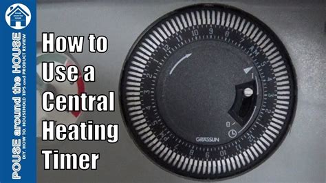 How To Set Central Heating Timer Control