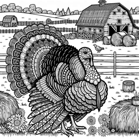 Thanksgiving Turkey Coloring Fun Coloring Page Colorbliss