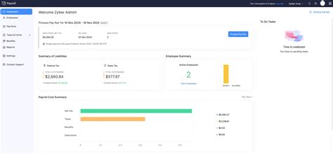 Navigate Zoho Payroll Zoho Payroll Help