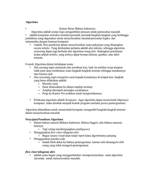Bab 1pengantar Dasar Algoritma Dan Pemrograman 1pptx