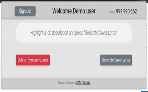 Gpt Daddy Custom Cover Letters From Job Descriptions Tyy Ai Tools