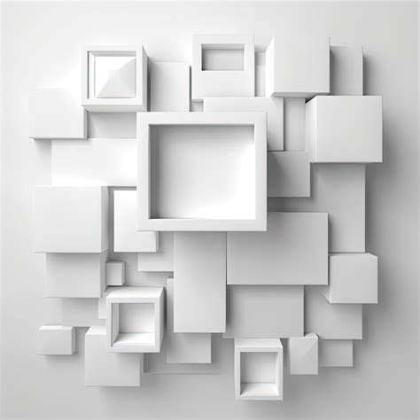 Premium Ai Image A Rectangular Shape White Background