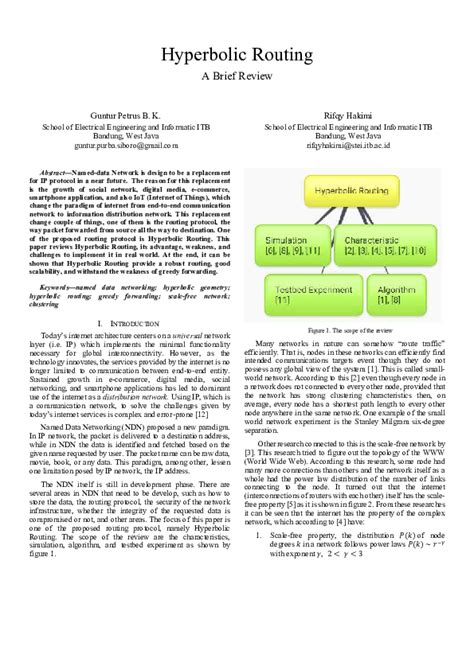 pdf hyperbolic routing a brief review
