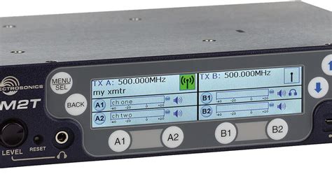 Lectrosonics M TND IEM Digital Half Rack Transmitter M TND B H