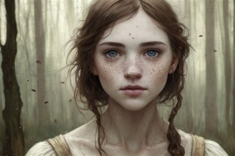 ВЕСНУШКИ [НЕЙРО АРТ] Пикабу