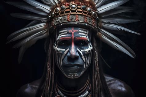 Premium Ai Image African Shaman Or Witch Doctor Mystical