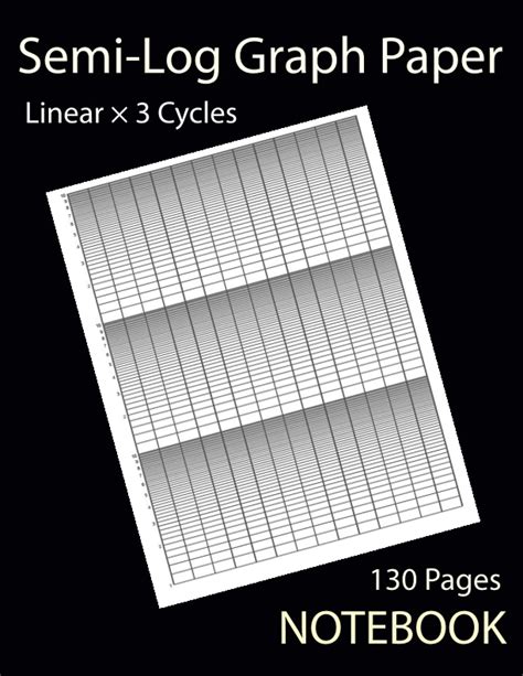 semi log graph paper notebook semi log x axis [linear] 41 off