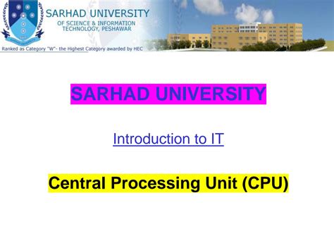 Solution Central Processing Unit Cpu Cpu Block Diagram Cpu