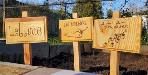 Ensemble De 6 Enseignes De Jardin Personnalisées Faites à La Etsy