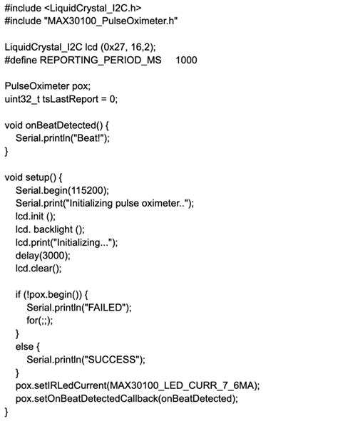 How To Build An Arduino Pulse Oximeter Technik Blog