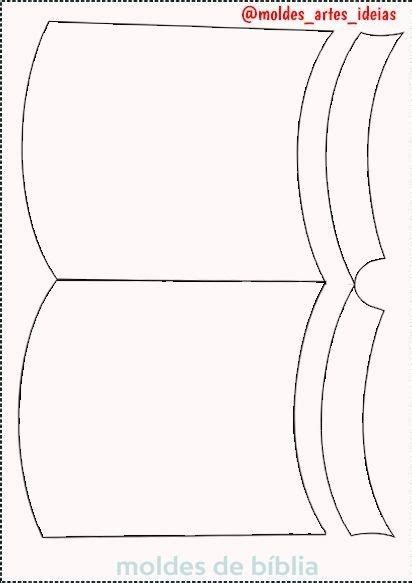 Molde De Livro Em Eva Para Imprimir