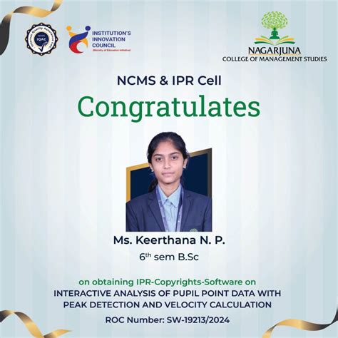 Vidyashree H R On Linkedin Congratulations Keerthana 👏👏 Happy For You💐