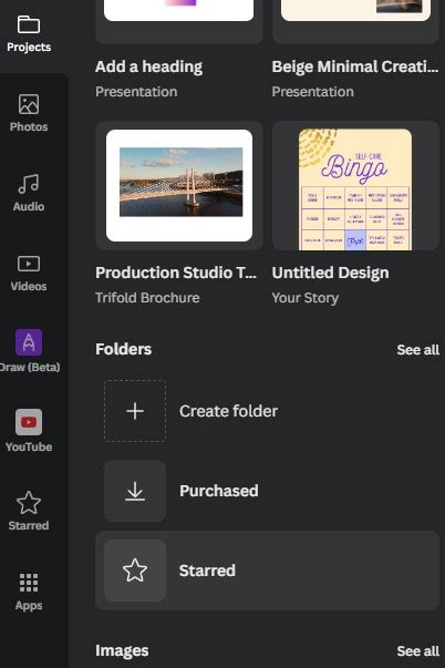 How Do I Find My Favorites On Canva Web Design Tutorials And Guides