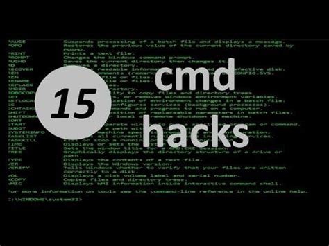 15 Cmd Hacks For Windows 10 You Should Know YouTube Hacking Computer Windows 10 Hacks