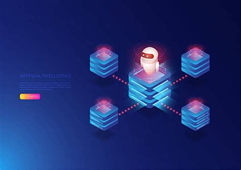 Isometric Artificial Intelligence Ui Artificial Intelligence Communication Vector Ui