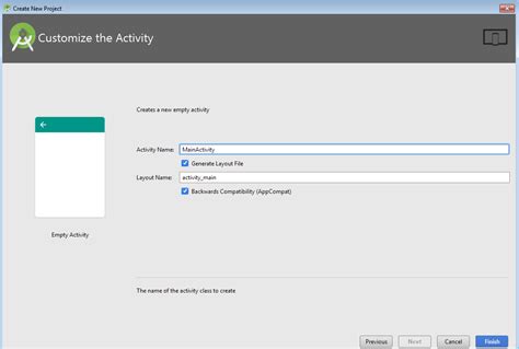 Create Android App Using Android Studio Techbeamers