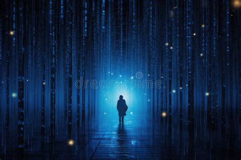 Abstract Blue Digital Technology Background Vector Illustration For Your Graphic Design