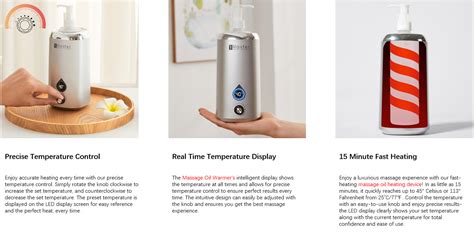 Master Massage Gen Ii Single Bottle Oil Heater Warmer Lotion Warmer Di