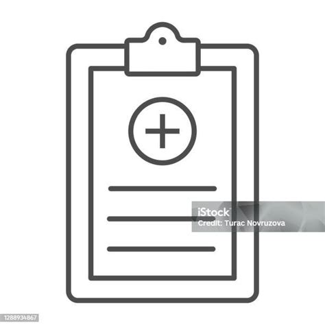 病史細線圖標國際牙醫日概念白色背景的醫療報告標誌醫療記錄圖示在大綱風格為移動和網頁設計向量圖形向量圖形及更多互聯網圖片 Istock