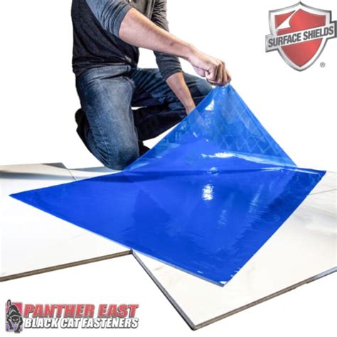 18x 36 Sticky Mat Floor Protection Blue Walk Off Mats 4 Pack