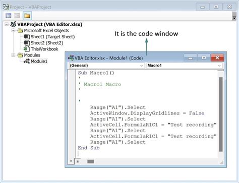 Vba Editor How To Open And Use Visual Basic Editor