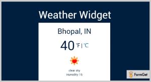 JQuery Weather Plugins Free And Paid FormGet
