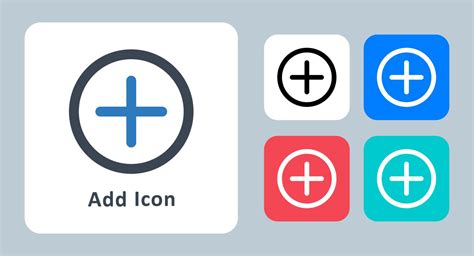 Add Icon Vector Illustration Add New Plus Circle Create Button