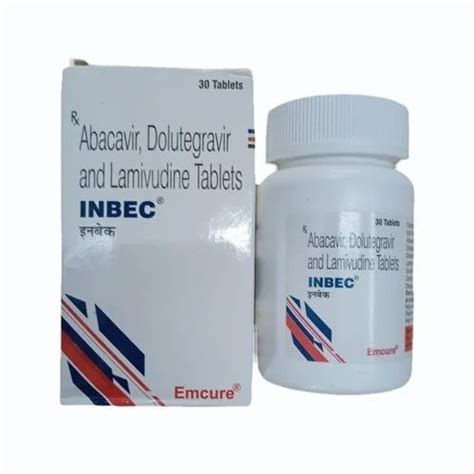 Inbec Abacavir Dolutegravir Lamivudine 100 Mg At Rs 2900 Bottle In Nagpur