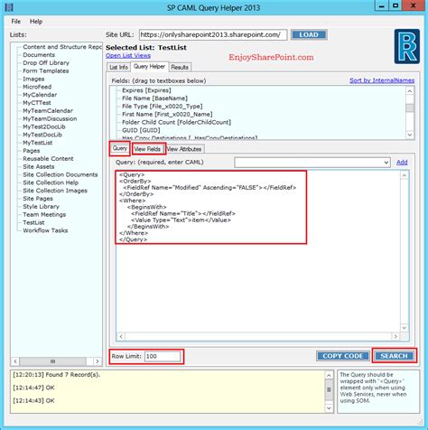 caml query builder for sharepoint enjoy sharepoint