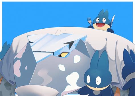Munchlax And Hisuian Avalugg Pokemon Drawn By Utei Danbooru