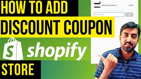 How To Add Discount Coupon In Shopify Store Shopify Discount Code At Checkout YouTube
