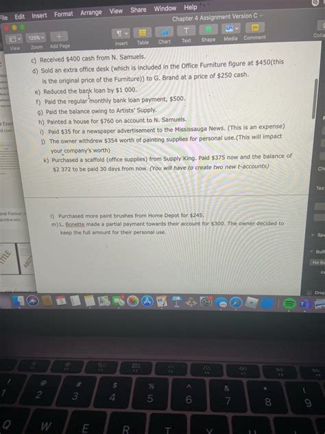 Solved 3 Edit File Insert Format Share Arrange View Window