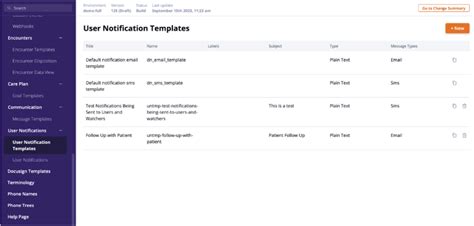 Create User Notifications Welkin Health