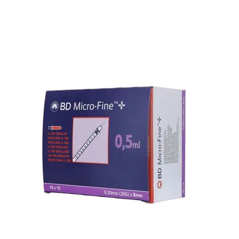 Bd Micro Fine Insulin Needles 10 Needles Sc Supplies