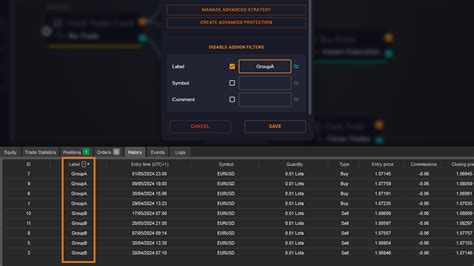 How To Use The Label Filter Algobuilderx News