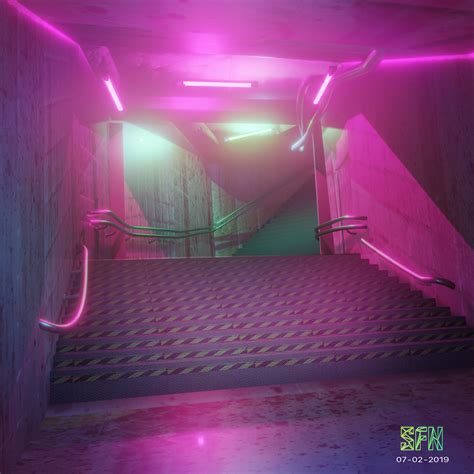 Neon Subway By Fina Nz21 On Deviantart