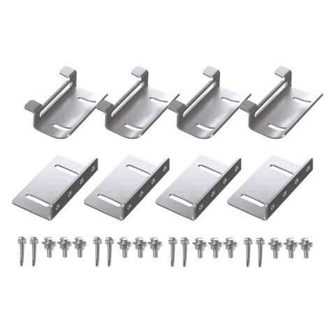 Mounting Curved Z Bracket Set For Solar Panels Up To 210w Newpowa