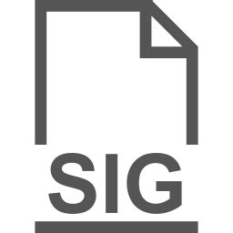 SIG File Extension What Is A Sig File And How Do I Open It