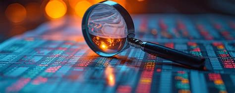 Premium Photo Financial Fraud Detection Magnifying Background