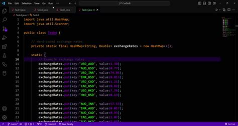 [video] anmol tiwari on linkedin codsoft coding java programming currencyconverter learning…