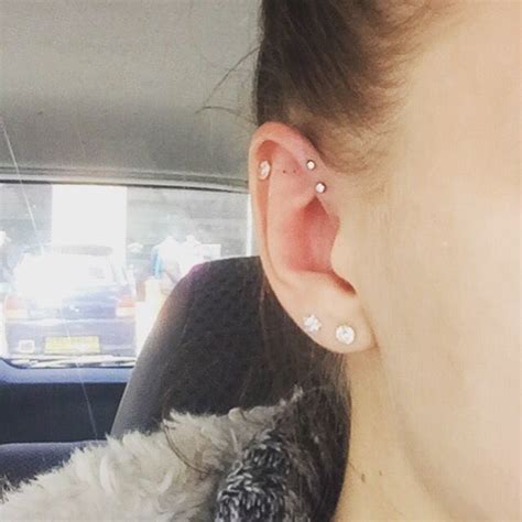 Double Forward Helix Piercing Double Forward Helix Piercing Forward Helix Piercing Helix