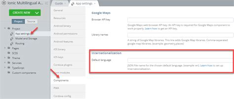Ionic Property I18n Internationalization