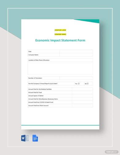 6 Impact Statement Examples To Download