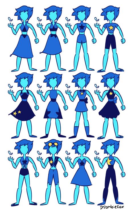 Lapis Lazuli S Crystal Gem Outfits Steven Universe Know Your Meme