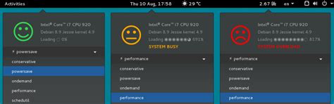 Cpufreq Más Control De Nuestra Cpu En Gnome Shell El Array De Jota